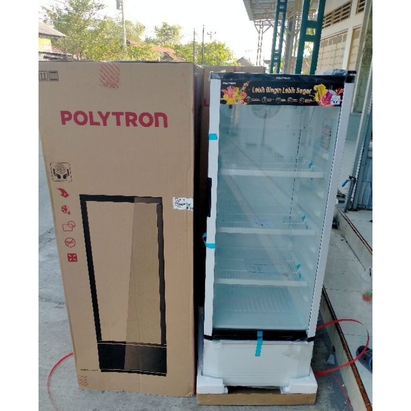 Jual showcase polytron SCN 180L | Shopee Indonesia