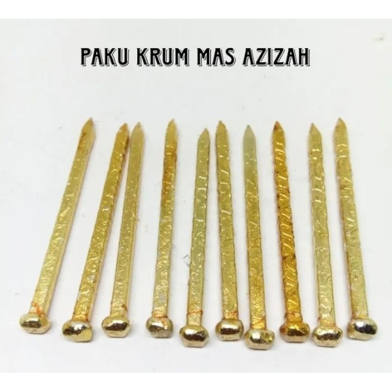 Jual Paku kuningan ukuran 3 5 dan 7 cm | Shopee Indonesia