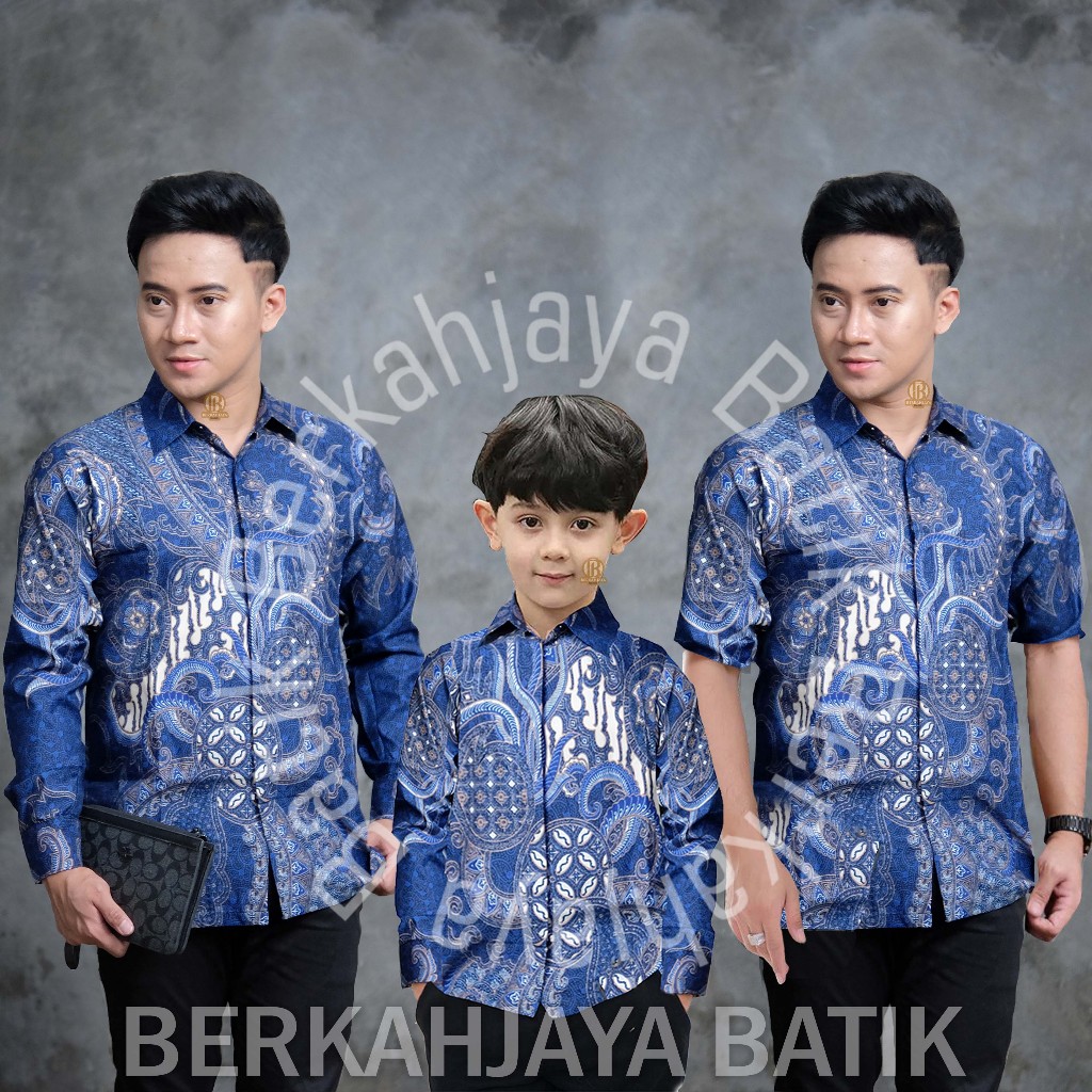 Jual Berkahjaya Batik TERBARU Couple sweet || couple batik ayah dan ...
