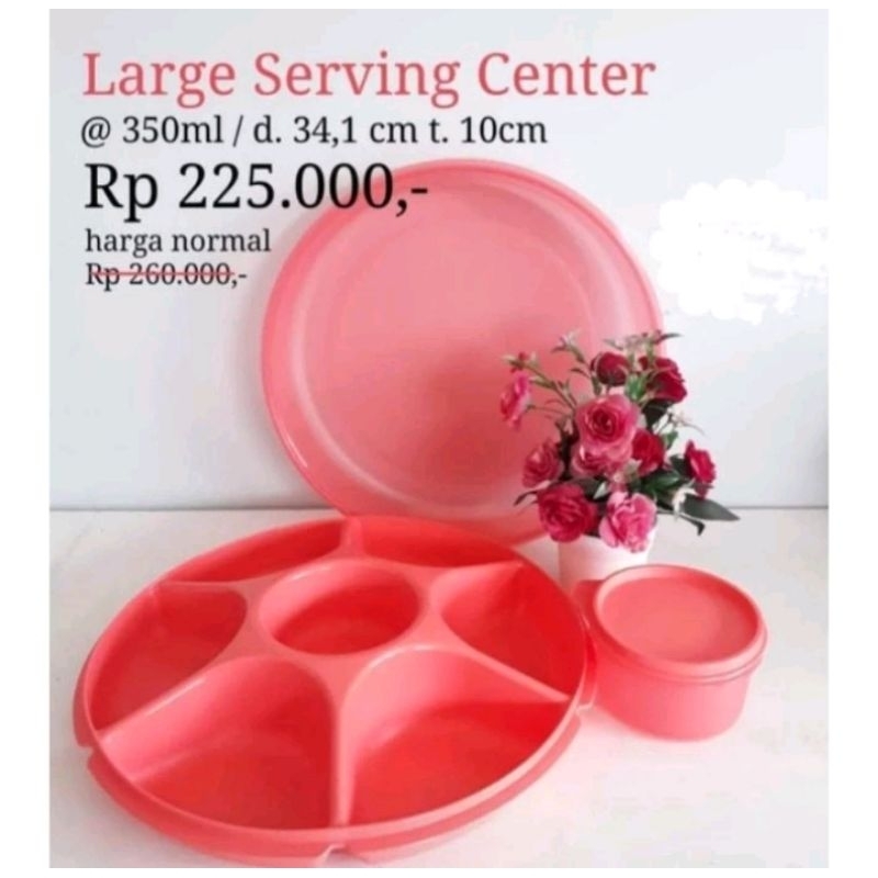 Jual Large serving center Tupperware | Shopee Indonesia