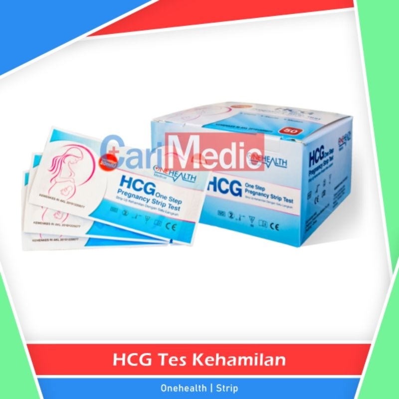 Jual Tes Kehamilan HCG | Cek Hamil OneHealth | Strip Test Pack Urine ...