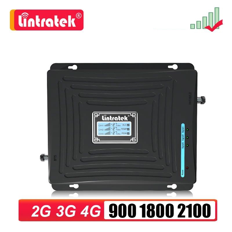 Jual Lintratek KW19L 2G 3G 4G SINYAL MODEM JADI FULL tiga freq 900 1800 2100 Mhz | Shopee Indonesia
