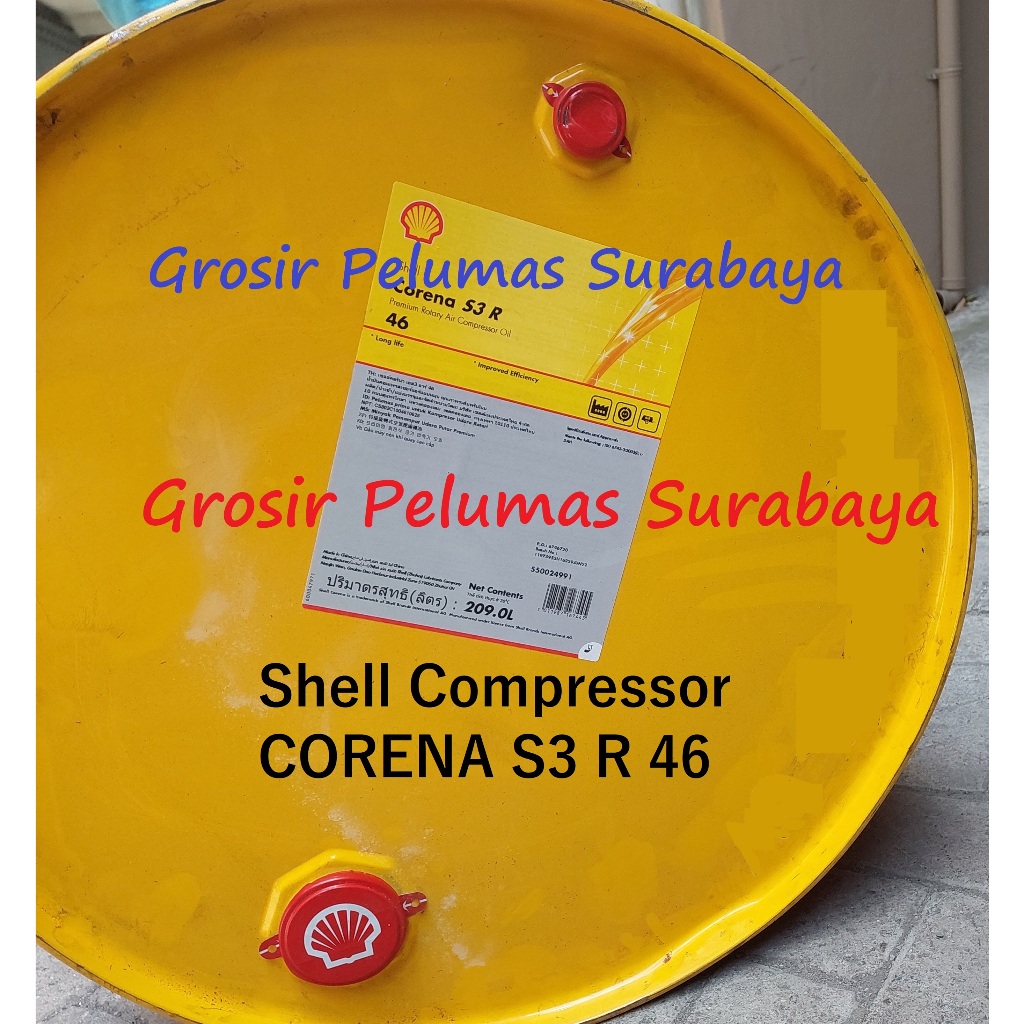 Jual Shell CORENA S3R 46 Premium Rotary Air Compressor oil Oli ...