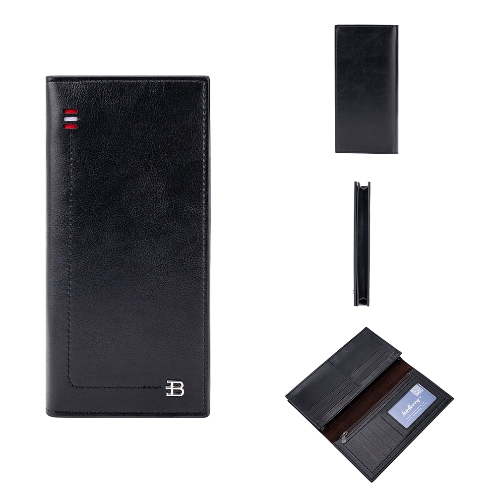 Jual BAELLERRY C3024 Dompet Pria Panjang RFID Protect Bahan Kulit PU ...