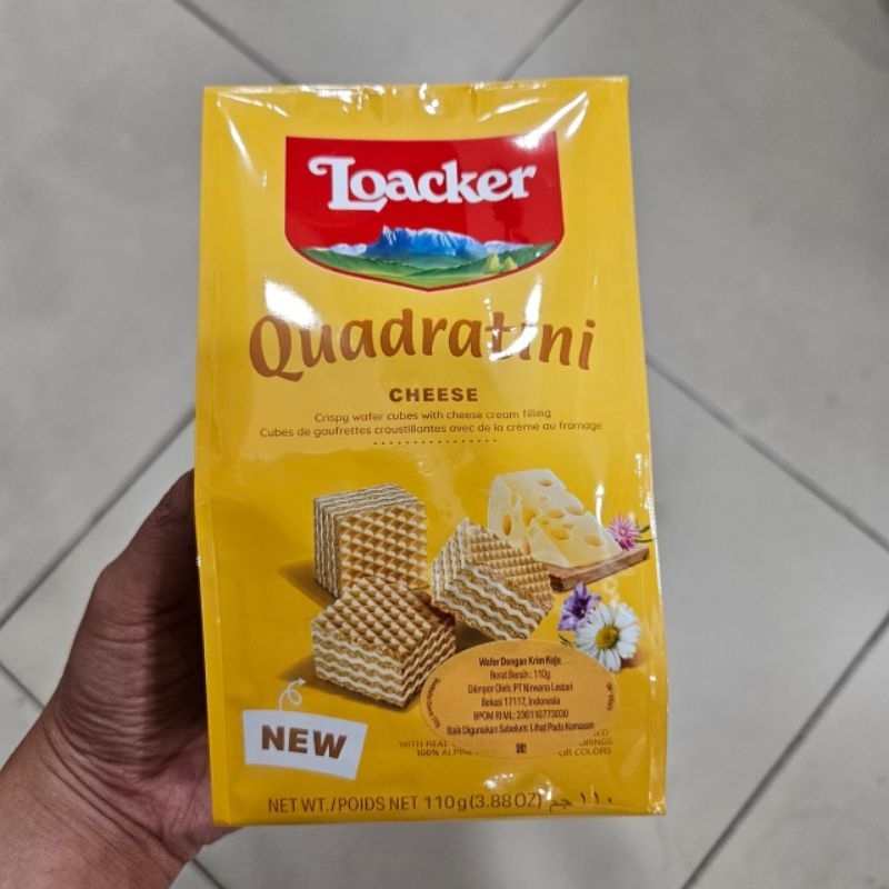 Jual Loacker Wafer Quadratini Chocolate Napolitaner Hazelnut Vanilla ...