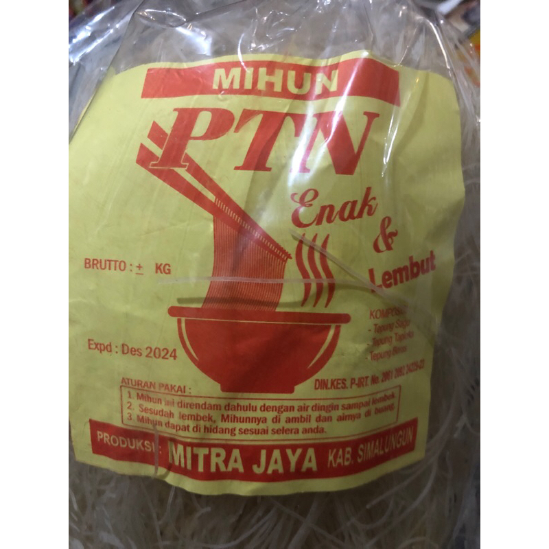Jual Bihun premium 400gr merk PTN. Asli dari siantar | Shopee Indonesia