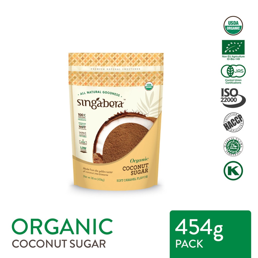 Jual Gula Kelapa Organik / Singabera Coconut Sugar / Certified Organic ...