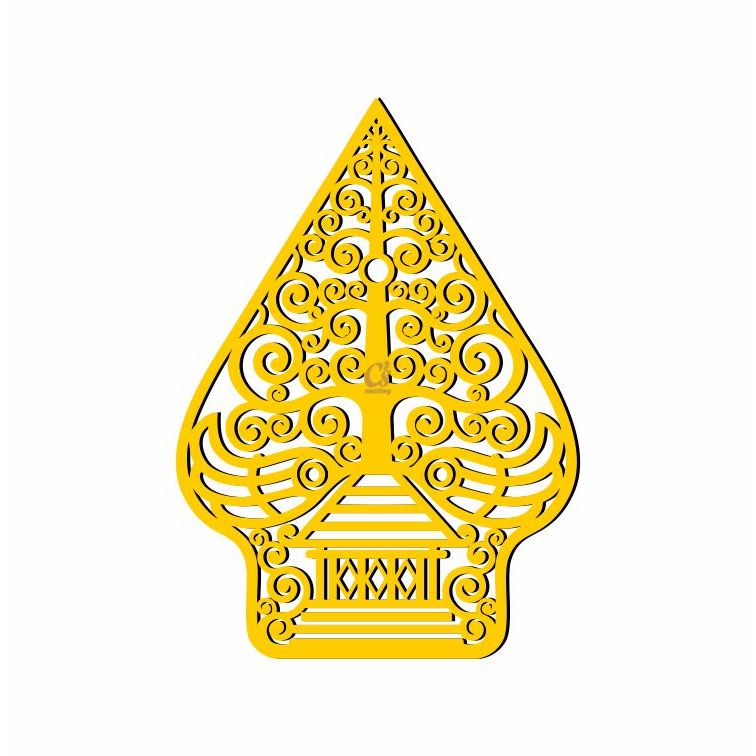 Jual Gunungan Wayang M1 Akrilik Laser Cutting Bahan Mahar / Seserahan ...