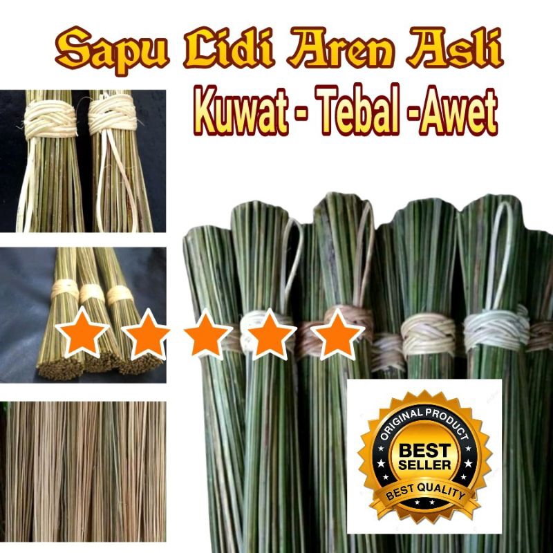 Jual Sapu Lidi Aren Asli Kualitas Super 100% | Shopee Indonesia