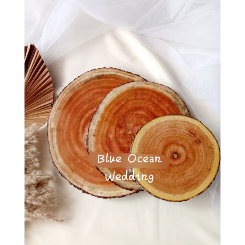 Jual WOOD SLICE / KAYU LOG / KAYU ALAS POTO /KAYU HANTARAN | Shopee ...