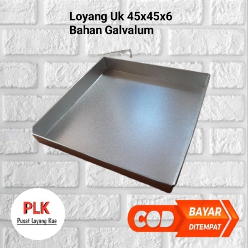 Jual Loyang Roti Anget / Loyang Roti Manis / Loyang Oven Uk 45x45x6 ...