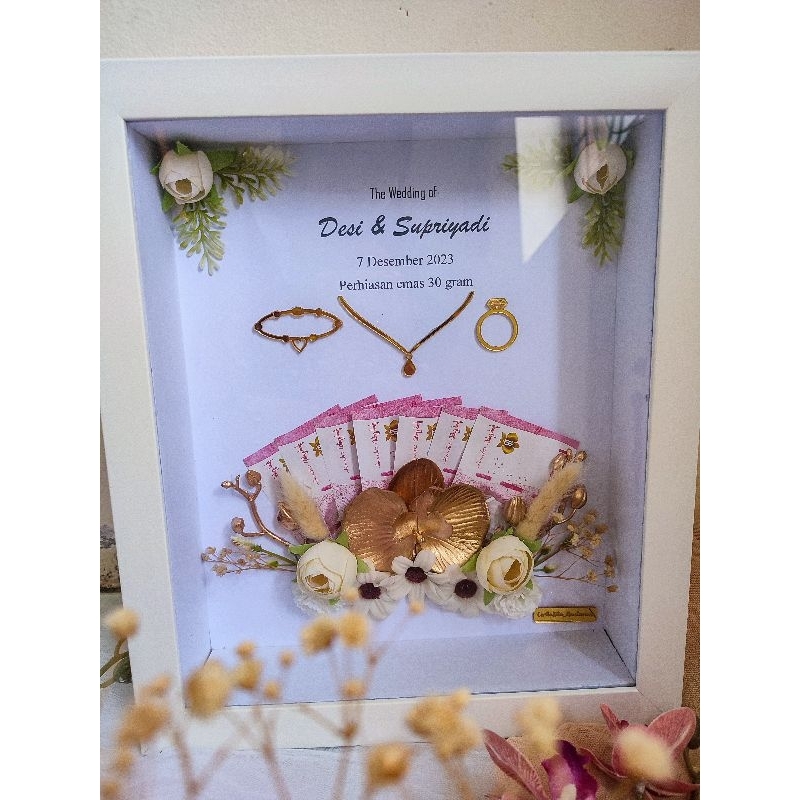 Jual [Simbolis Mahar Murah] Mahar Pernikahan Frame Minimalis | Simbolis ...