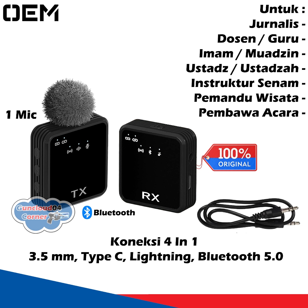 Jual taffSTUDIO All Series SI02 SI01 HX-W002 HX-W021 Microphone UHF Dosen Guru Imam Muadzin ...