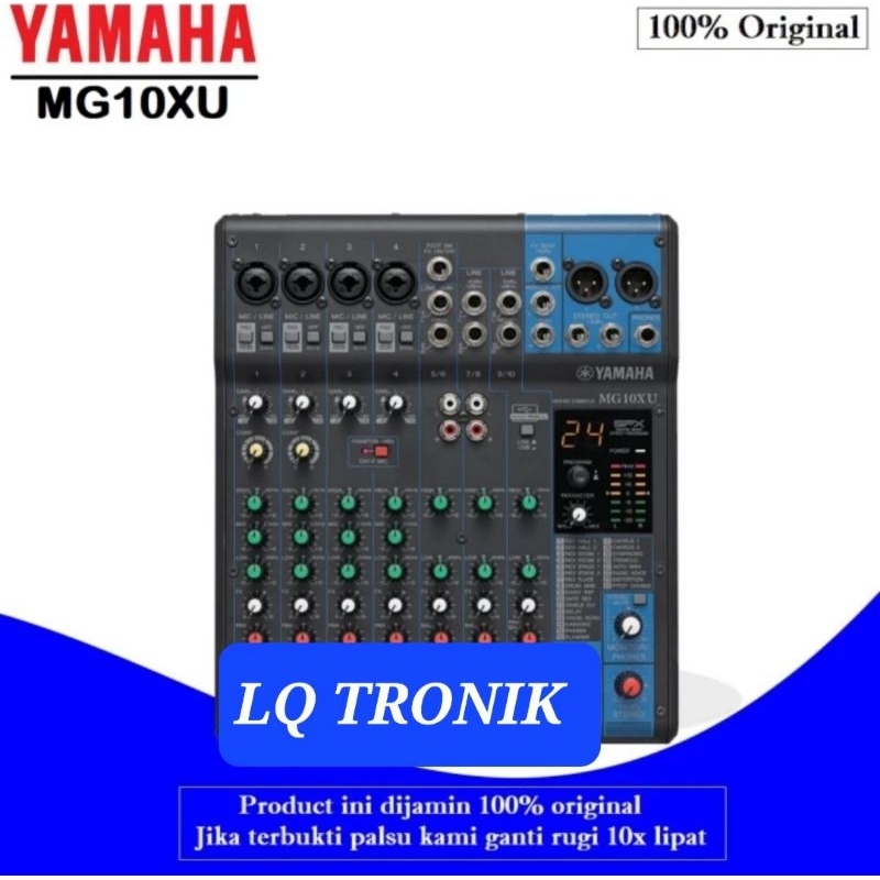Jual MIXER AUDIO 10 CHANNEL MURAH YAMAHA MG10XU ORIGINAL | Shopee Indonesia