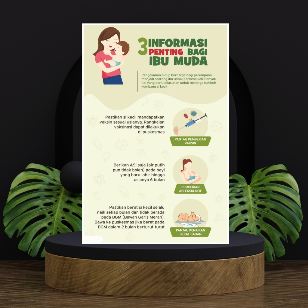 Jual Poster 3 Informasi Penting Bagi Ibu Muda | Shopee Indonesia