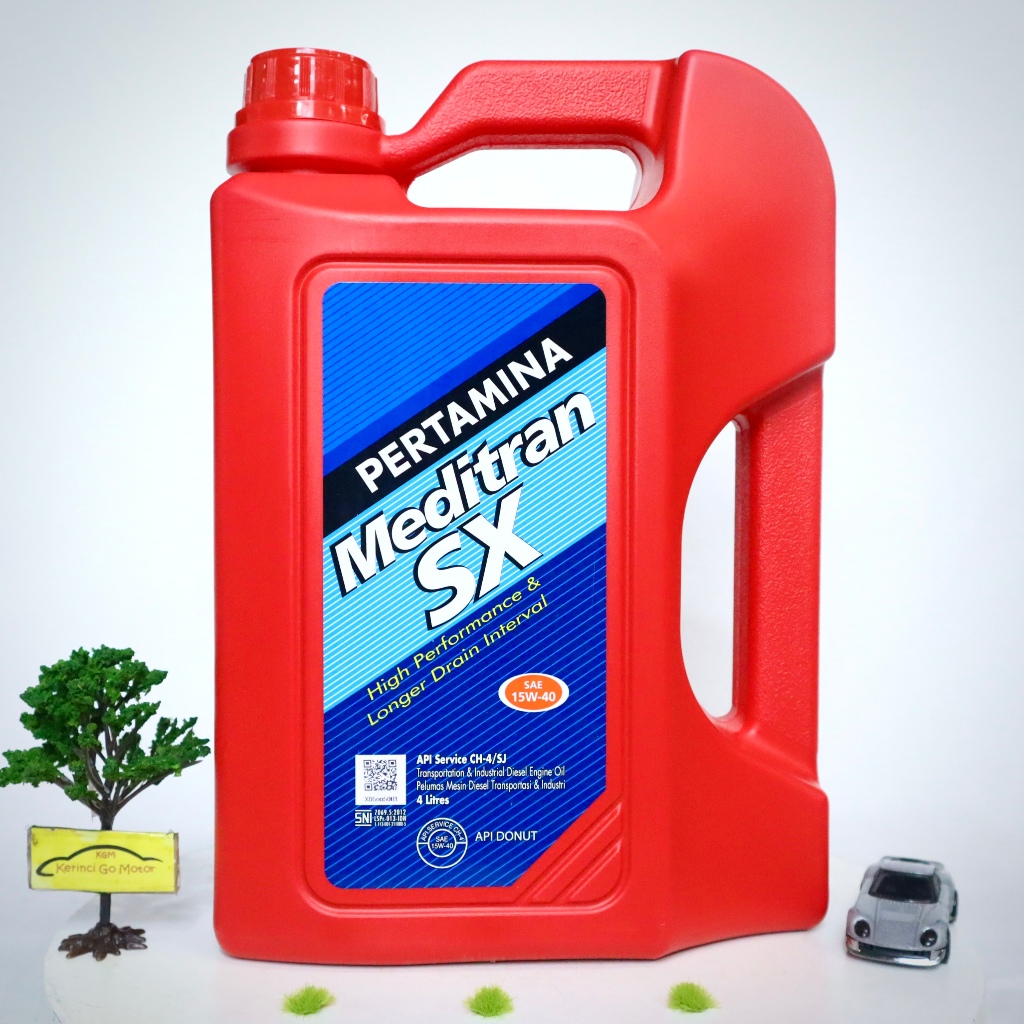 Jual Pertamina Meditran SX SAE 15W-40 4 Liter API CH-4/50SJ Oli Mobil Mesin Diesel Pelumas ...