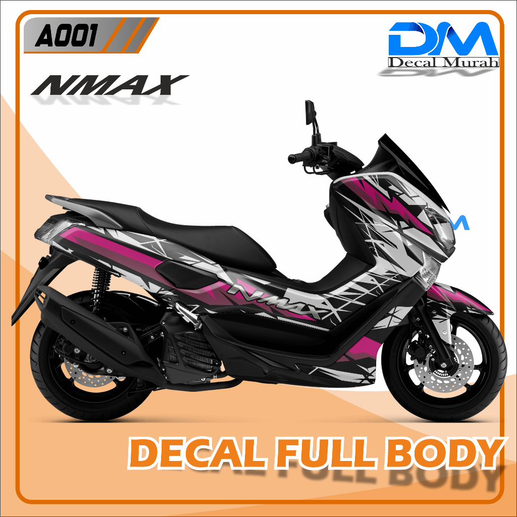 Jual Decal motor nmax old/nmax new full body bermotif A001 | Shopee ...