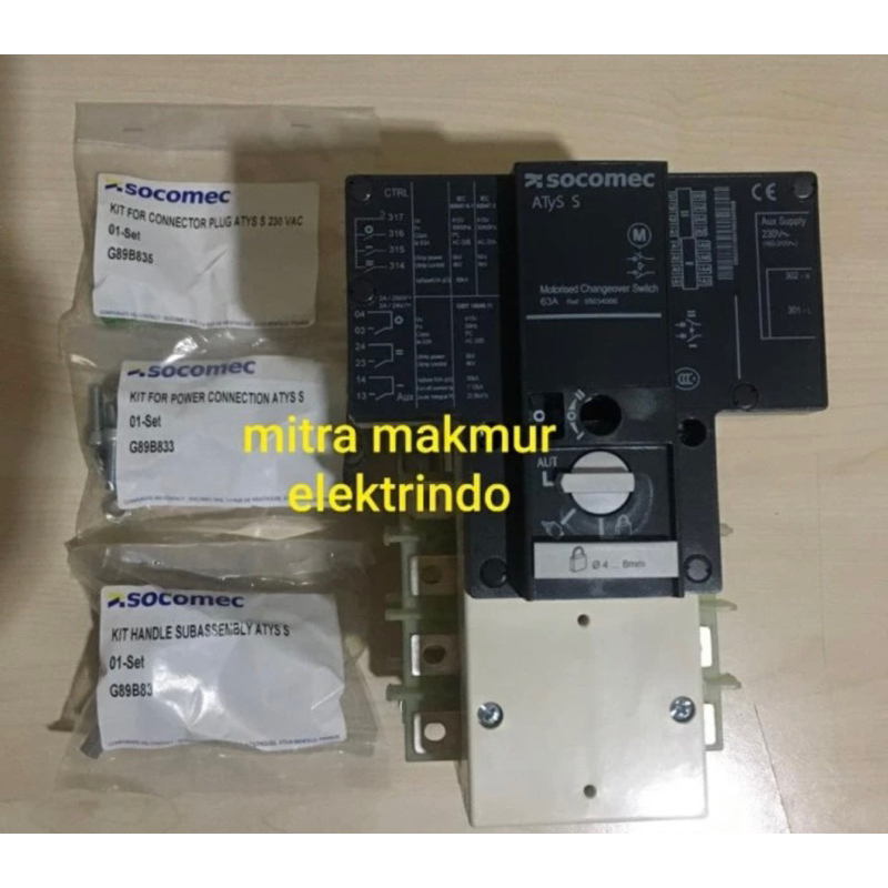 Jual Atys S motorized socomec 63A atys / cos change over switch socomec 63A | Shopee Indonesia