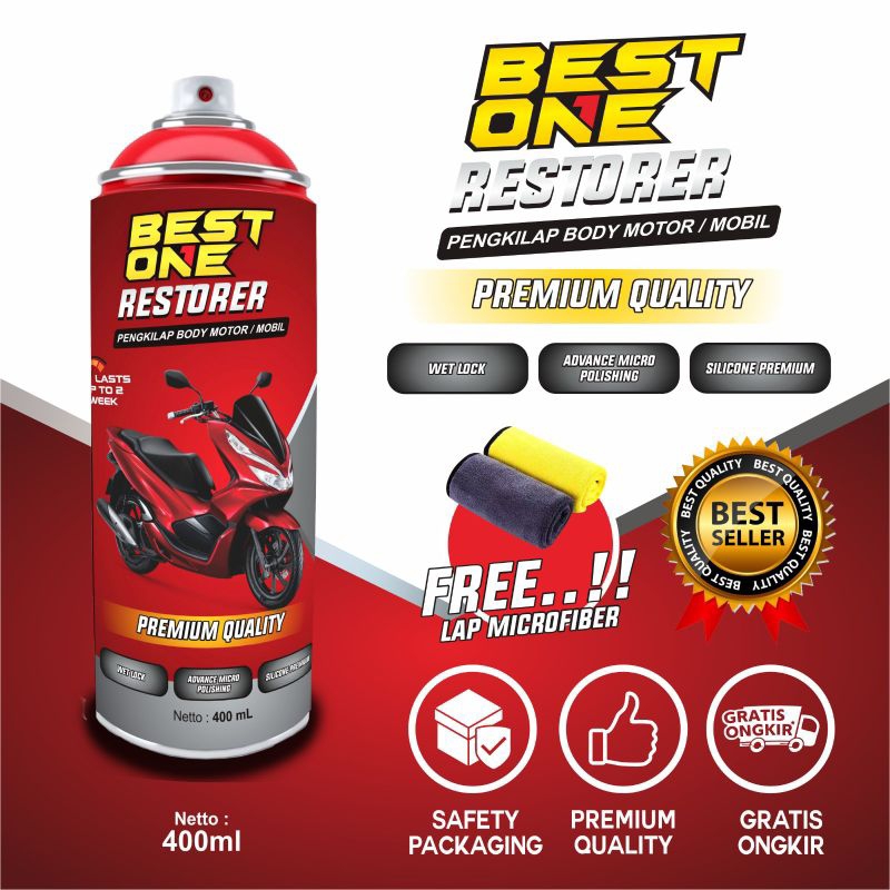 Jual BEST ONE RESTORER PROTECT & SHINE PENGKILAP DAN PENGHITAM BODY ...