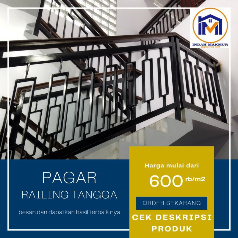 Jual Railing tangga handrail kayu | Shopee Indonesia