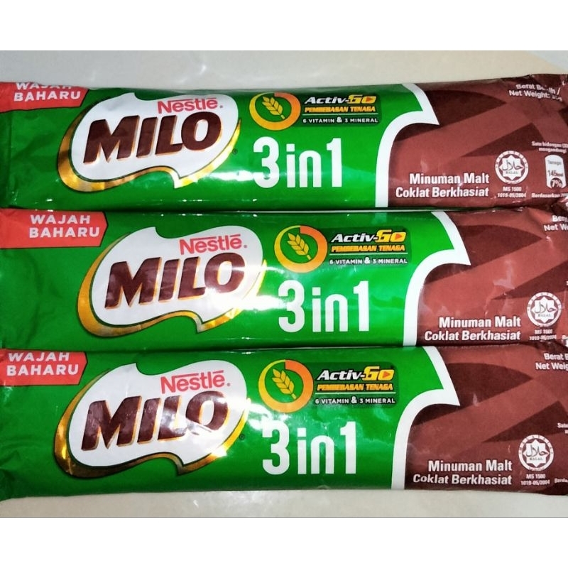 Jual Nestle Milo 3 in 1 Malaysia | Shopee Indonesia