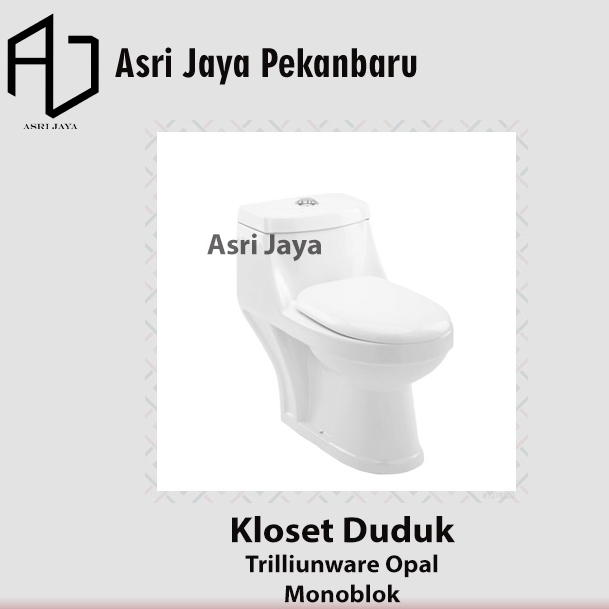 Jual Trilliunware Water Closet (Kloset Duduk) Opal Series Monoblok ...