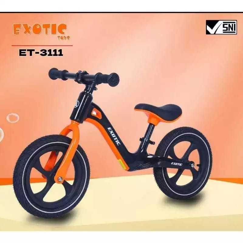 Jual Balance Bike EXOTIC ET 3111 / ET3110 Ban Karet Pushbike Sepeda ...