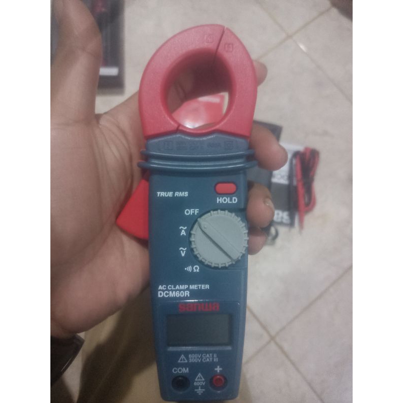 Jual DIGITAL TANG AMPER CLAMP METER SANWA DCM60R ORIGINAL SANWA ...