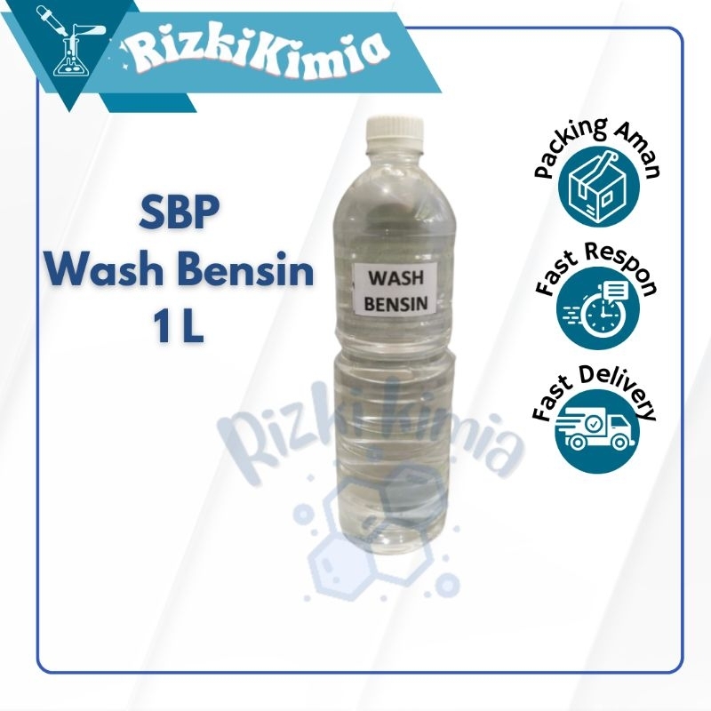 Jual Wash Bensin SBP Wash Benzene Pembersih Air dan Minyak 1L | Shopee ...