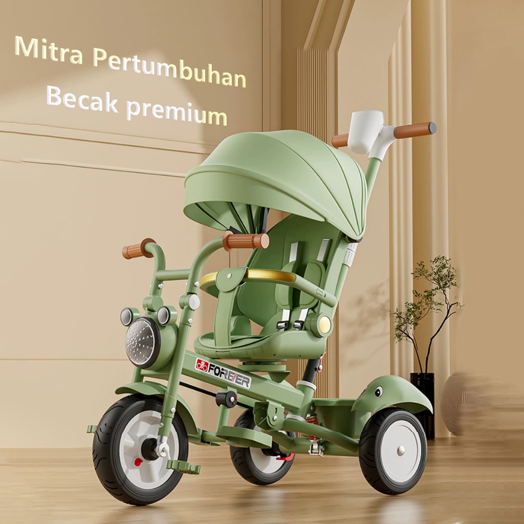 Jual Sepeda roda S11 tiga anak-anak dapat dilipat Bisa berbaring atau ...