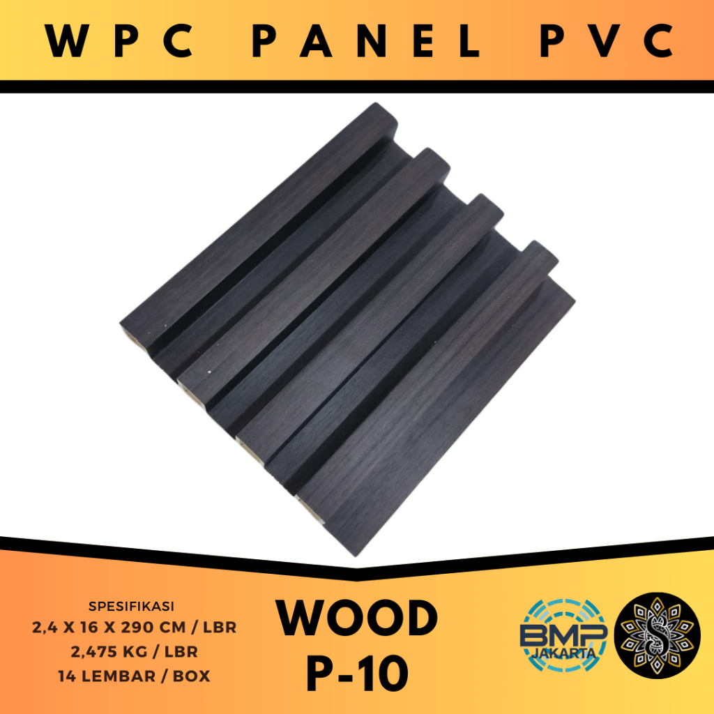 Jual WALL PANEL WPC LINE WPC PANEL DECORATIVE WALL PANEL PVC (PER BOX ...