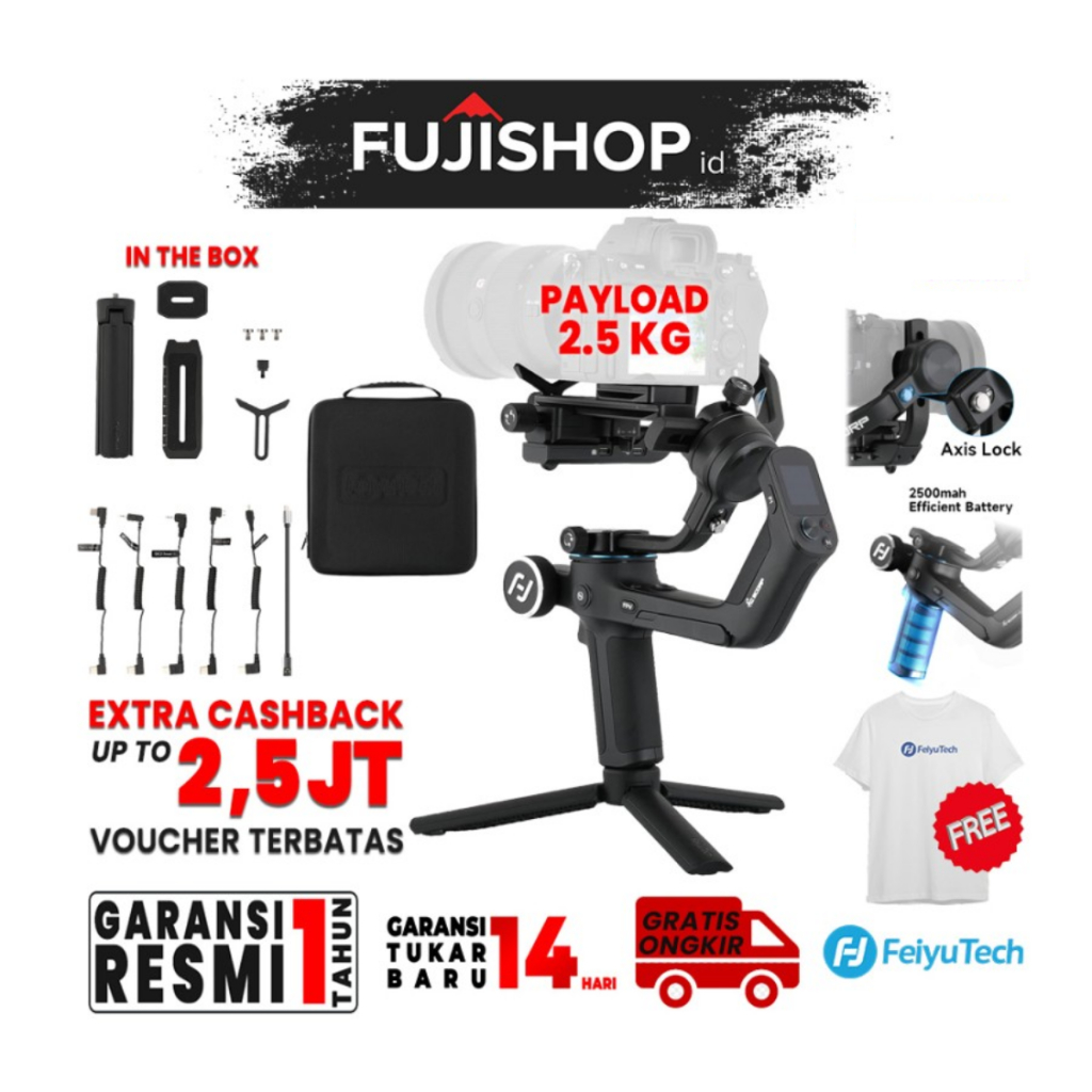 Jual Feiyu Scorp F2 Handheld Gimbal Stabilizer Camera FeiyuTech Garansi ...