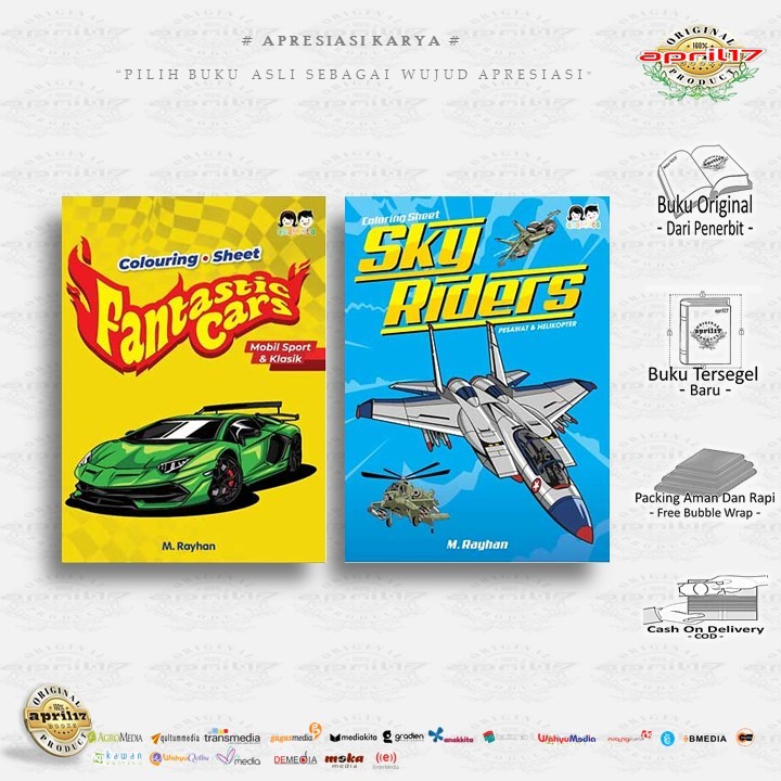 Jual Buku Mewarnai Anak : COLOURING SHEET FANTASTIC CARS : MOBIL SPORT & KLASIK COLOURING SHEET ...