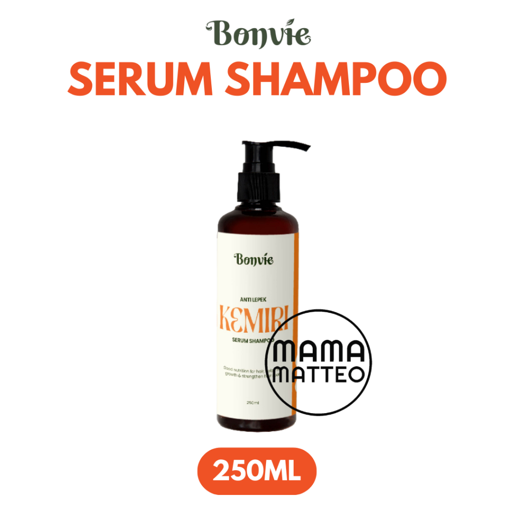 Jual BONVIE Serum Shampoo Anti Lepek Kemiri 250ml / Sampo SLS & Paraben ...