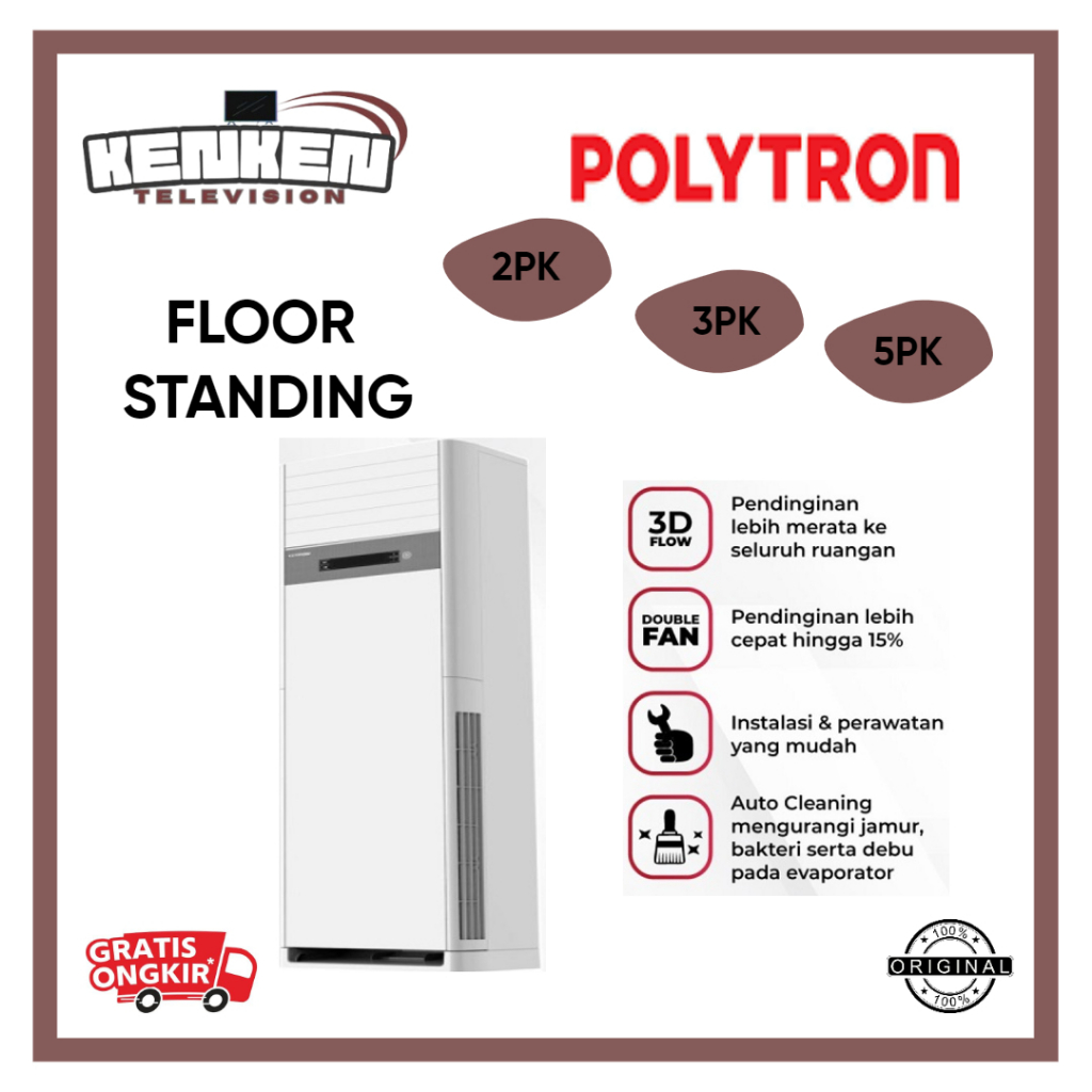 Jual AC 2-5 PK Polytron Floor Standing AC POLYTRON PSF-32 | Shopee ...