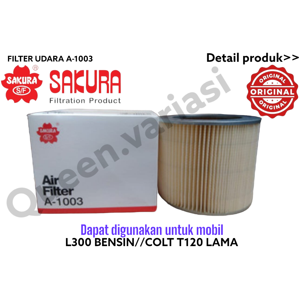 Jual FILTER UDARA MOBIL MITSUBISHI L300 BENSIN / COLT T120 LAMA A-1003 ...
