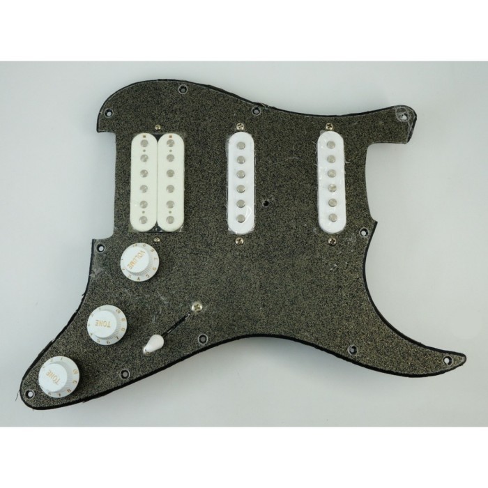 Jual Fender squier pickguard set pickup switch knob HSS pickguard ...