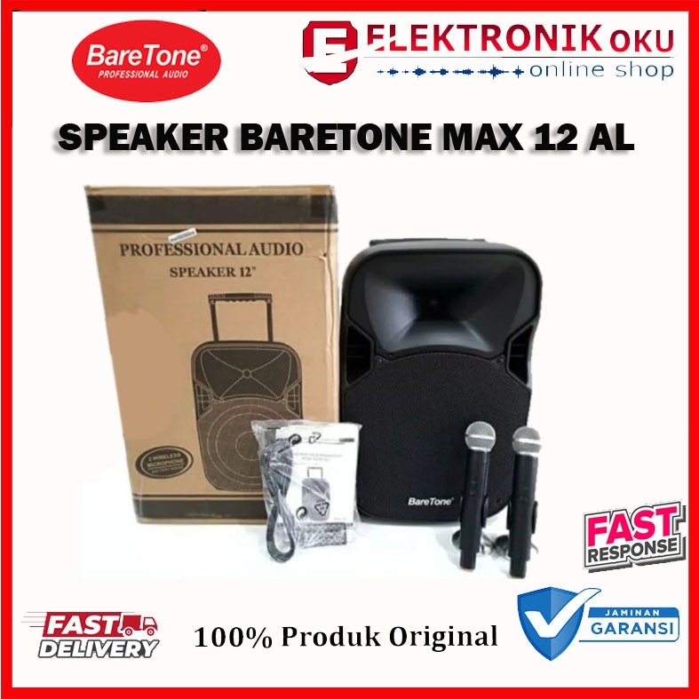 Jual SPEAKER WIRELESS BARETONE MAX 12 AL | Shopee Indonesia