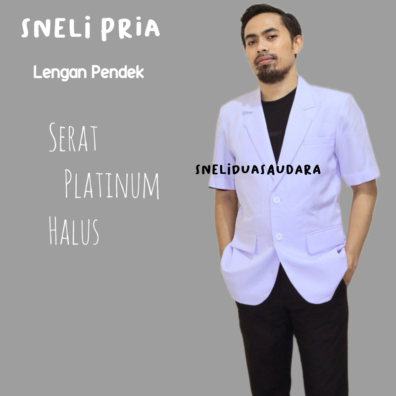 Jual JAS DOKTER (SNELLI) PRIA LENGAN PENDEK DUA SAUDARA | Shopee Indonesia