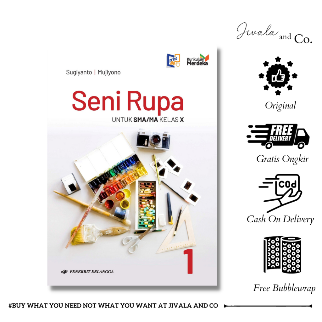 Jual ERLANGGA - SENI RUPA SMA/MA KLS.10,11,12/KM | Shopee Indonesia