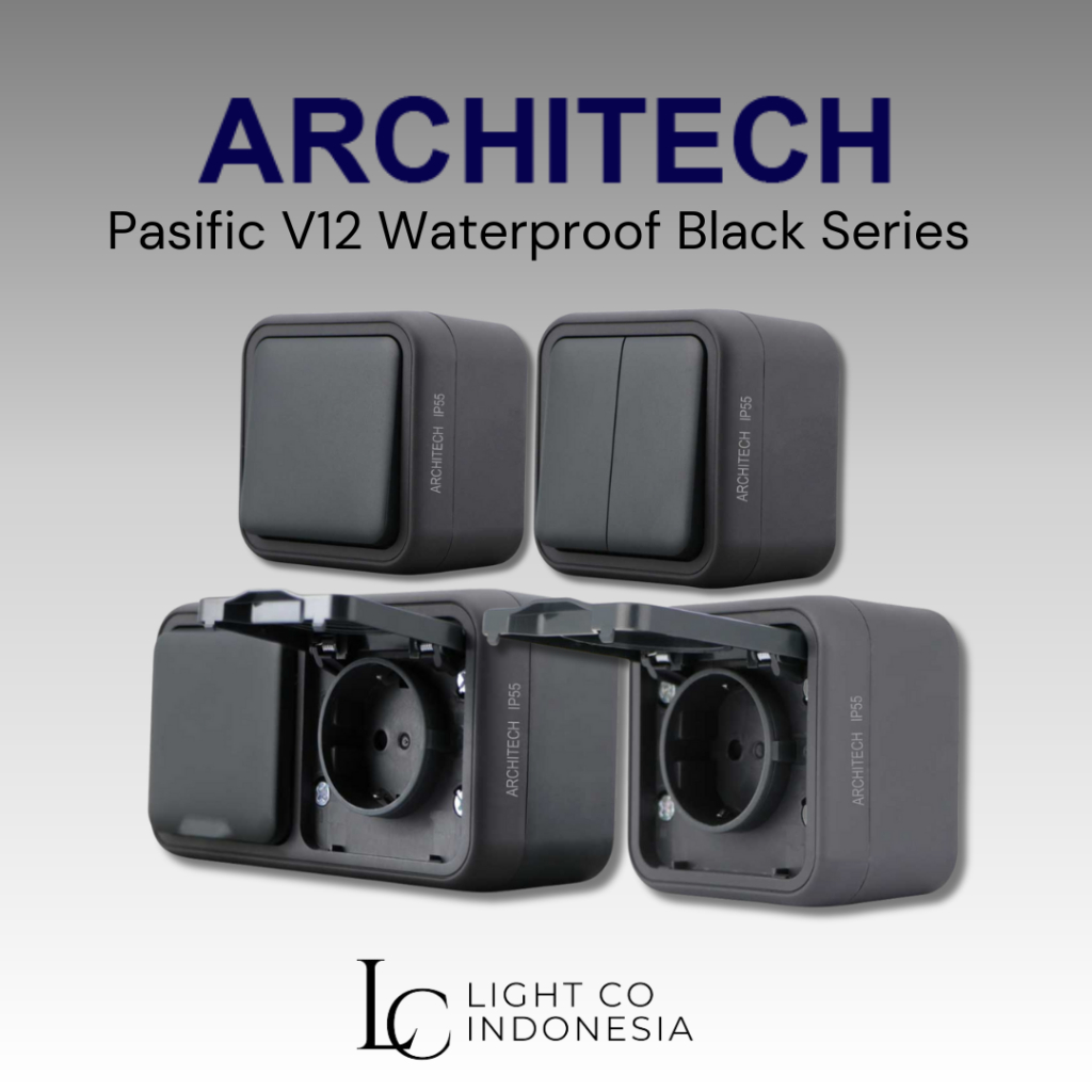 Jual [ LIGHTCO INDONESIA ] ARCHITECH PACIFIC V12 BLACK SAKLAR STOP ...