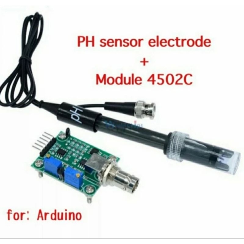 Jual PH SENSOR Plus MODULE UNTUK ARDUINO PH-4502C pH meter value | Shopee Indonesia