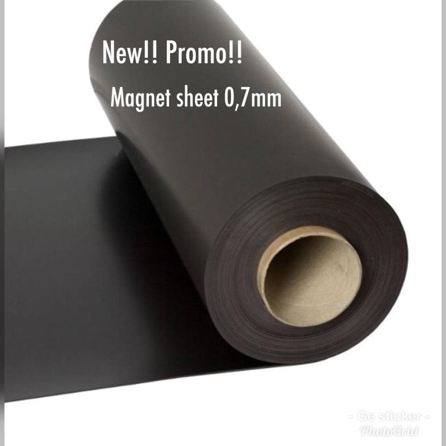 Jual Promo STICKER / STIKER MAGNET SHEET BLACK 0.7mm (60cmx50cm ...