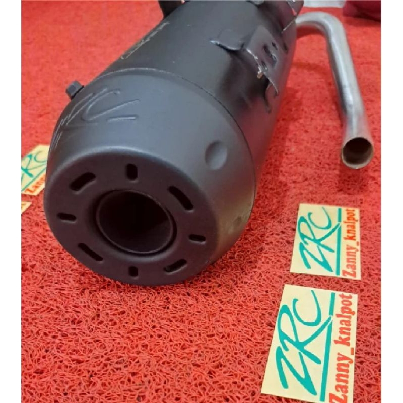 Jual KNALPOT ZRC MUFFLER HITAM BEAT/GENIO/VARIO/AEROX/NMAX/MIO/PCX copy ...