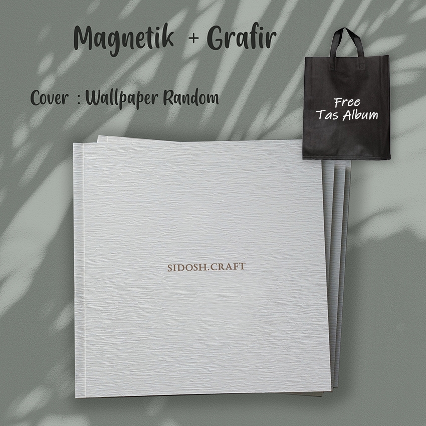 Jual Album Magnetik 4R Custom Include Grafir Free Tas Album | Shopee ...