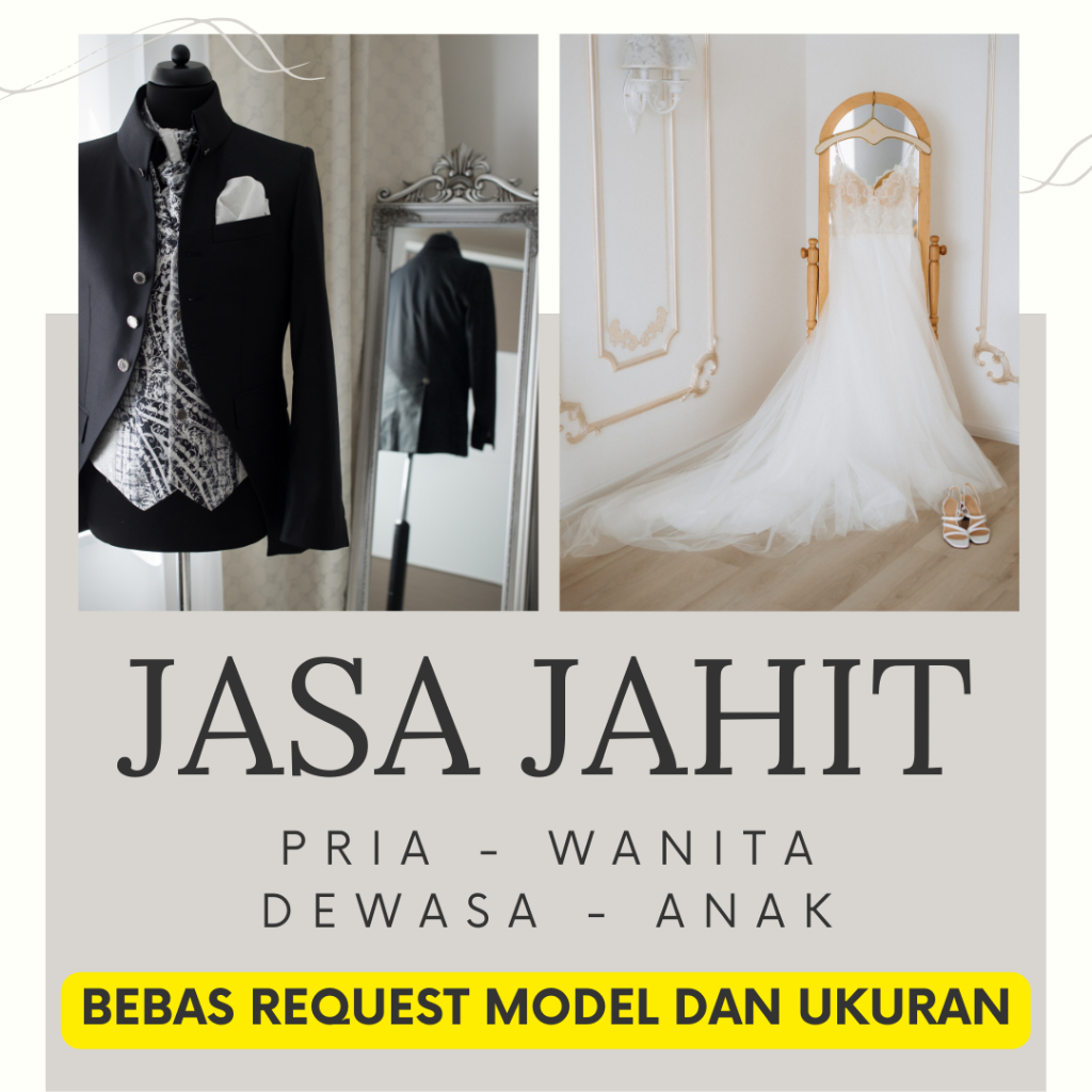 Jual Jahit Baju Batik Blazer Gamis Tunik Koko Kemeja Pria Wanita Dewasa ...