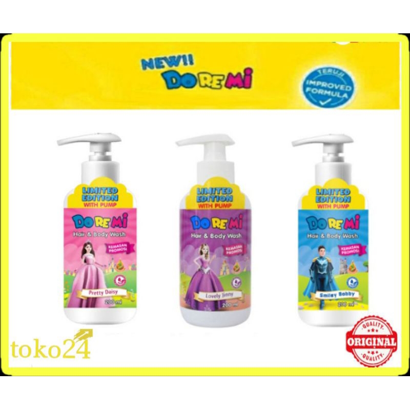 Jual Doremi Hair & Body Wash 200 ml | Shopee Indonesia