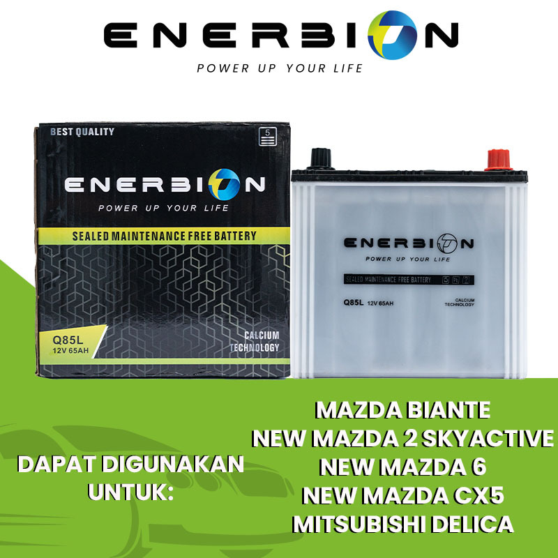 Jual Aki Enerbion MF Q85 ISS Idling Star Stop Mobil Mazda 2 Biante CX5 ...