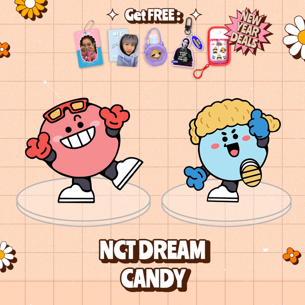 Jual MINI STANDEE / STAND ACRYLIC / STANDEE AKRILIK NCT DREAM CANDY ...