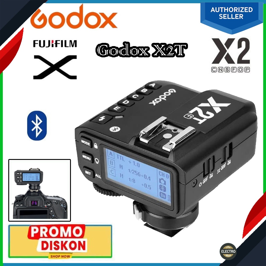 Jual Godox X2t FUJI Trigger Transmitter X2 T XT2 XT-2 X-2t HSS TTL X2tF | Shopee Indonesia